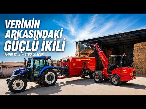 Verimin Arkasındaki Güçlü İkili | FMHII 12 m³ Yatay Yem Karma Makinesi & LT60 Loader