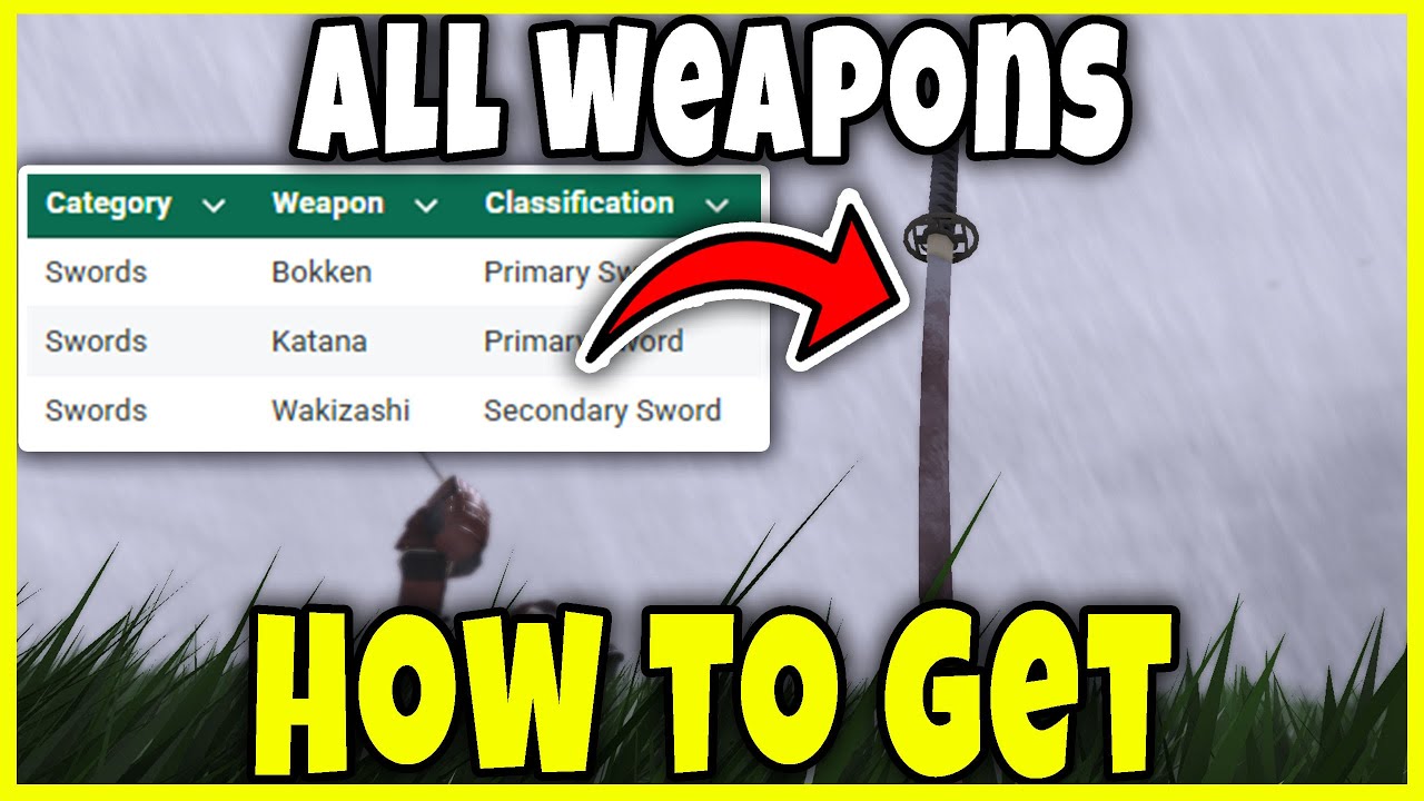 ALL WEAPONS - BEST WEAPONS & HOW TO GET [DOKKODO] - Roblox - YouTube