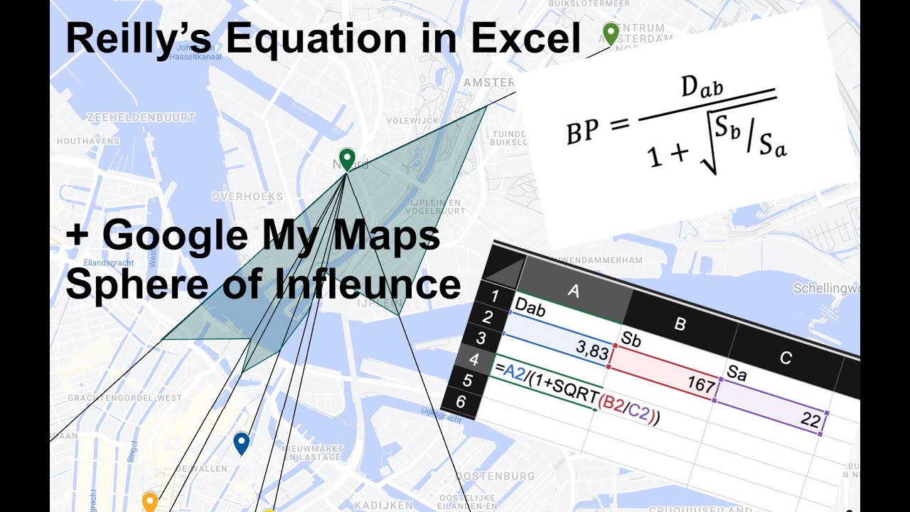 IB GEO IA - Reily's Equation + Google Maps - YouTube