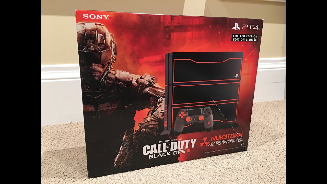 PS4 Call of Duty Black Ops III BUNDLE 1TB Drive COD 3 Unboxing Limited ...