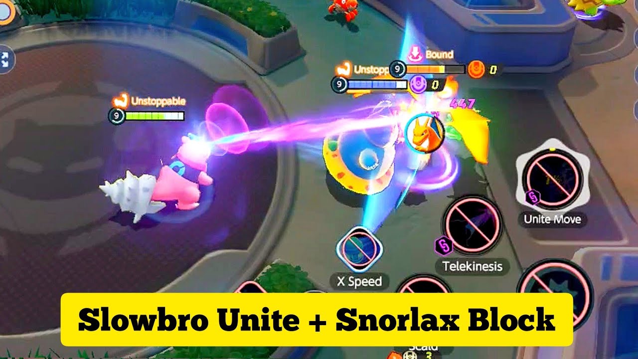Slowbro Unite + Snorlax Block + Charizard Unite 😄 - YouTube