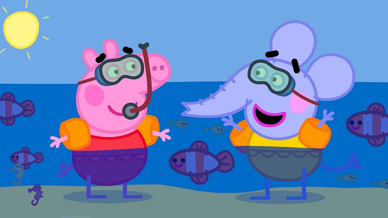 Snorkelling With Sea Creatures 🤿 Best of Peppa Pig 🐷 Cartoons for ...