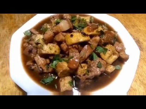 Pork Tofu w/ Tausi - YouTube
