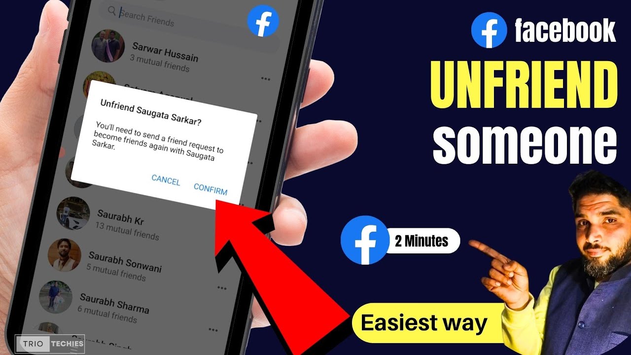 How to unfriend someone on facebook | Unfriend someone on facebook ...