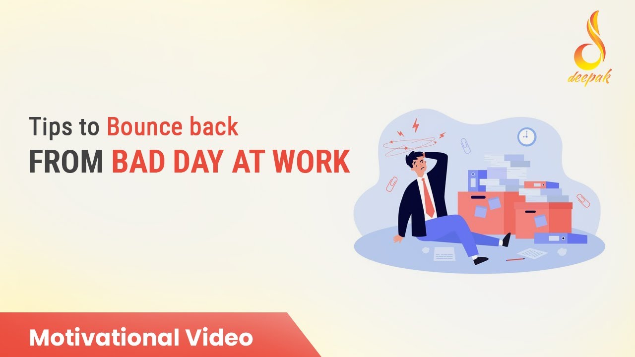 How to handle office politics and stress | Bounce back from Bad Day at ...