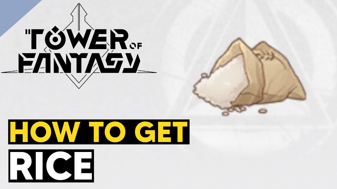 How to Get Rice - Tower of Fantasy - YouTube