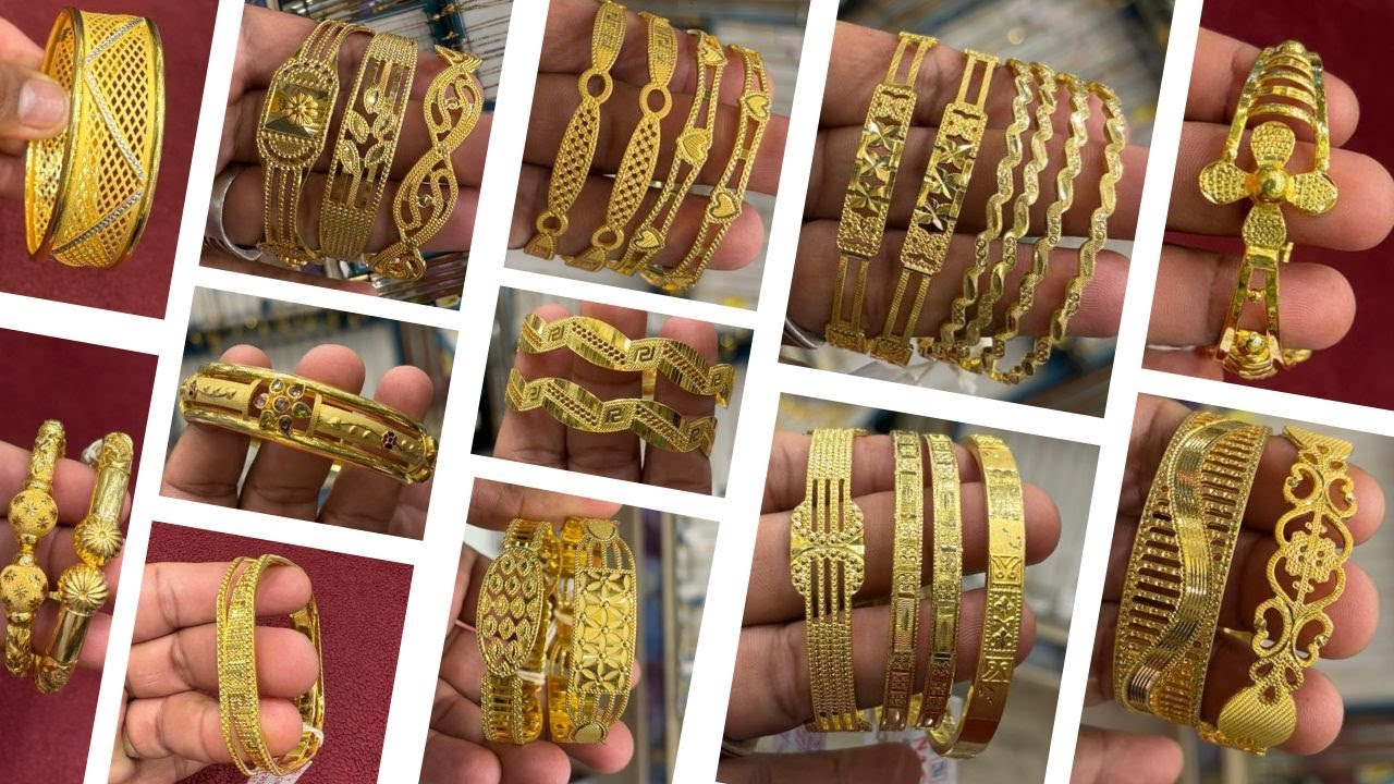 Light Weight Gold Bronze Churi Design with Price | Bronze Both Side ...