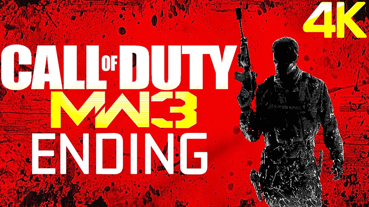 THE END OF AN ERA ! CALL OF DUTY MODERN WARFARE 3: ENDING ( 4K LIVE ...