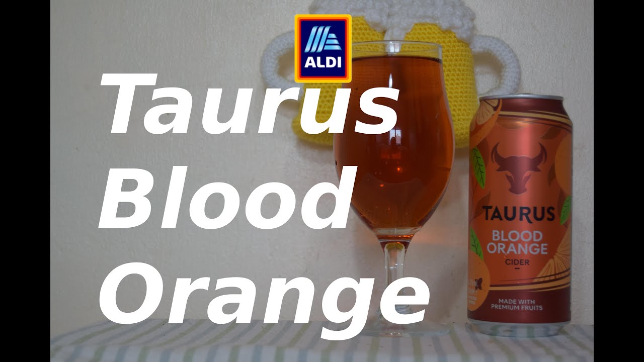 Aldi Taurus Blood Orange Cider PL - YouTube