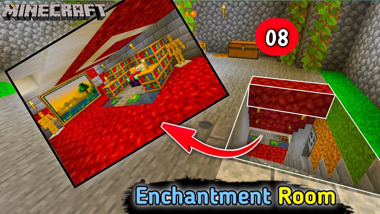 Ultimate Enchantment Room | Minecraft Survival Series 08😱 - YouTube