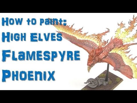 How to Paint: Flamespyre Phoenix - YouTube