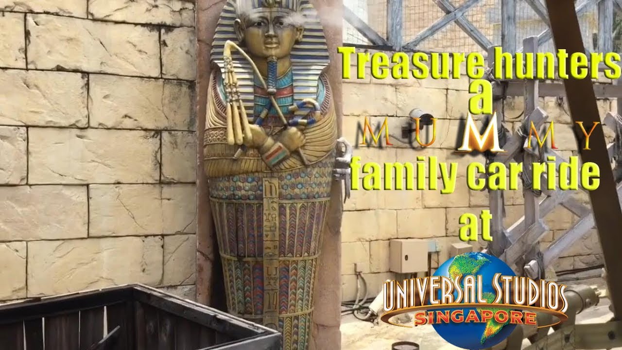 The Mummy family car ride at Universal Studios Singapore - YouTube