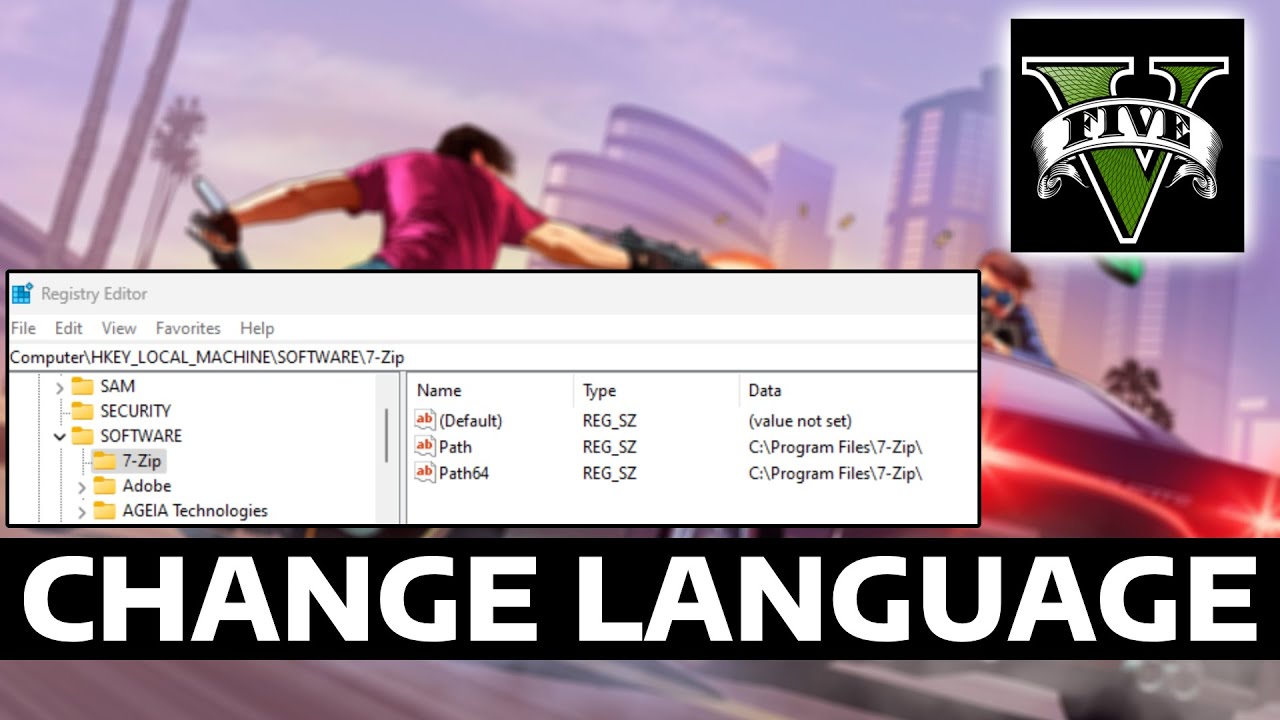 How To Change GTA V Language In Game Epic Games - YouTube