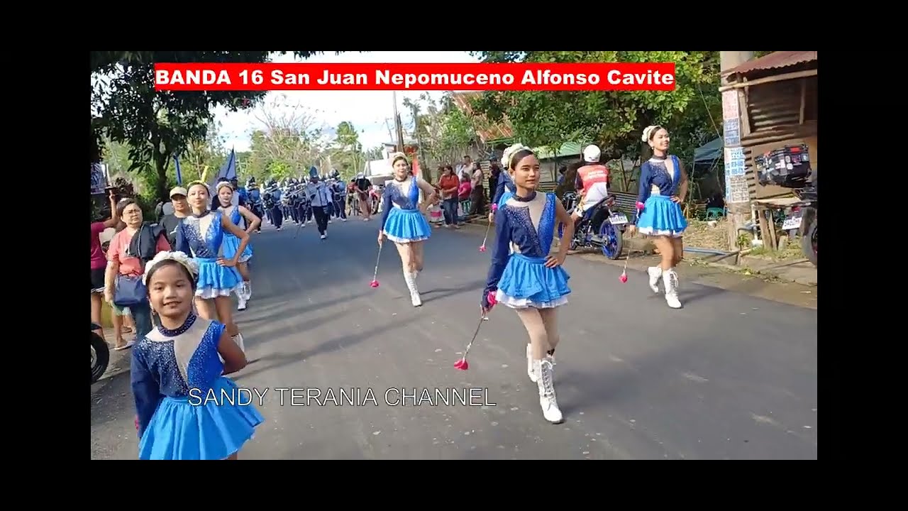 BANDA 16 San Juan Nepomuceno Alfonso Cavite.BAILEN TOWN FIESTA 2025.MARCHING BAND PARADE. - YouTube