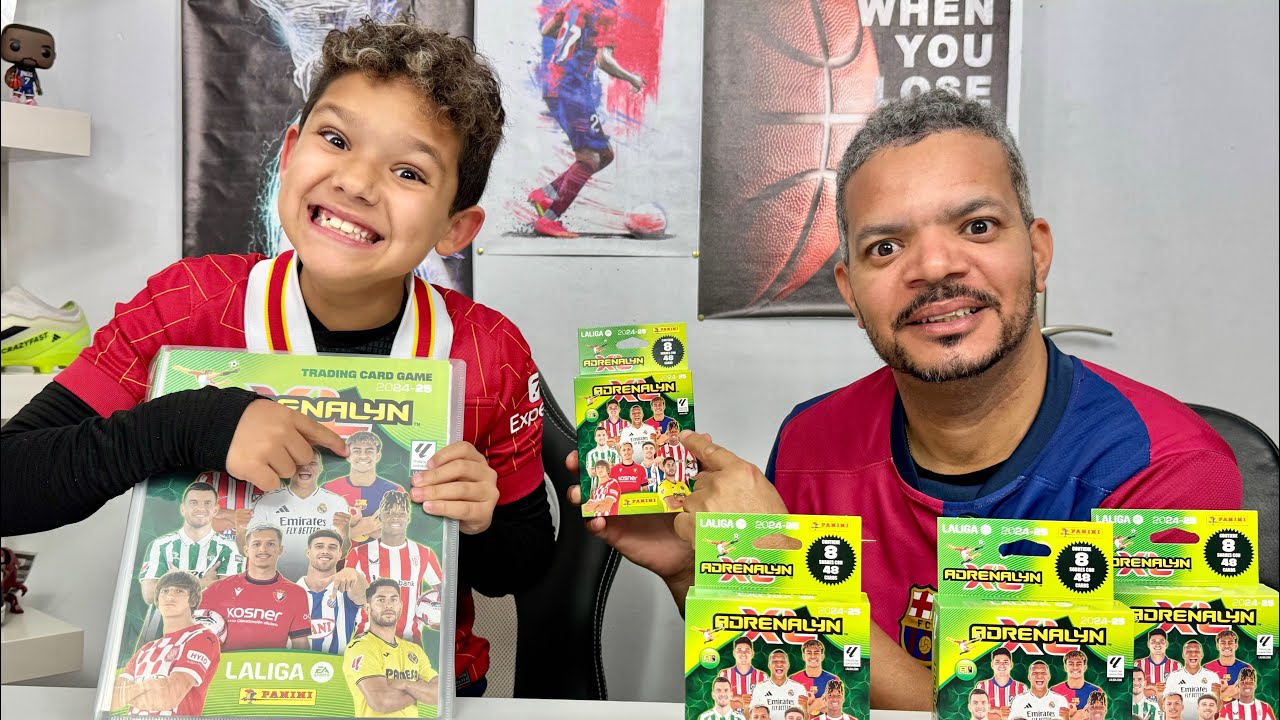 NUEVO ÁLBUM ADRENALYN XL 2024-25 En Busca De LAMINE EXTRA GOLD - YouTube