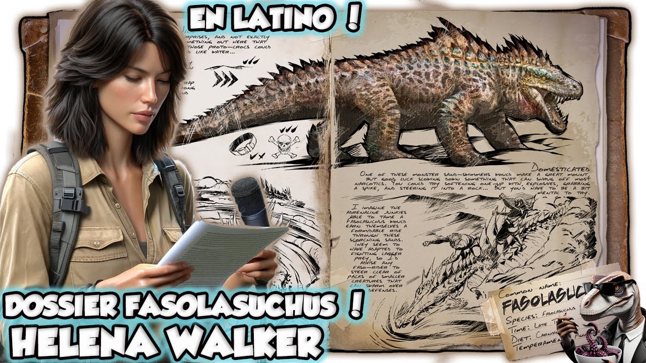 Fasolasuchus Scorched Earth Dossier por Helena | ARK ASA 🔥 - YouTube
