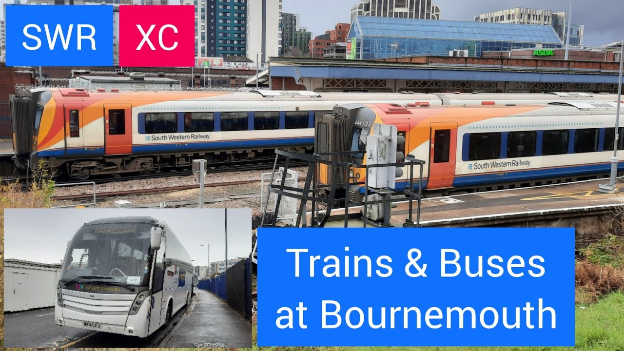 Trains & Buses at Bournemouth, March 2021. - YouTube