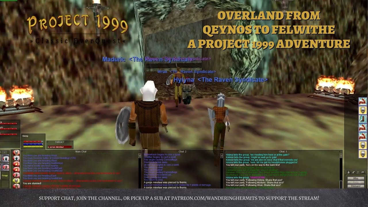 Overland from Qeynos to Felwithe - A P99 Classic EverQuest MMORPG ...