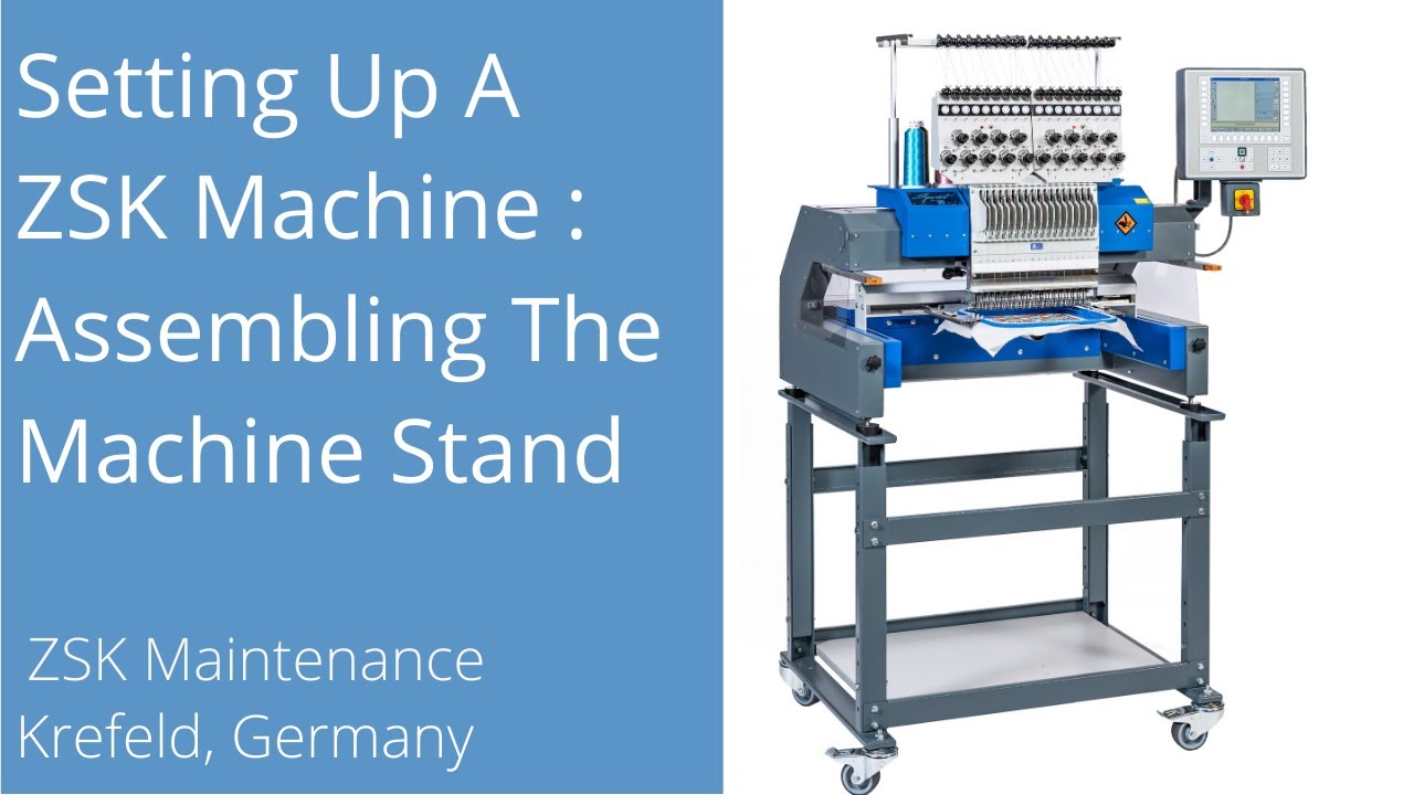 Setting Up A ZSK Machine: Assembling Stand - YouTube