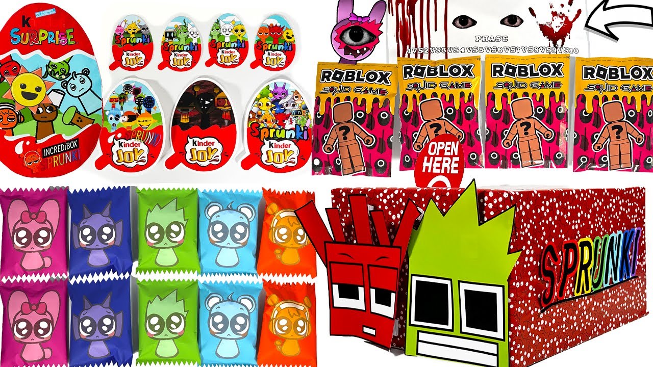 Unboxing LEGO INCREDIBOX SPRUNKI MYSTERY BLIND BAGS | Squishy ...