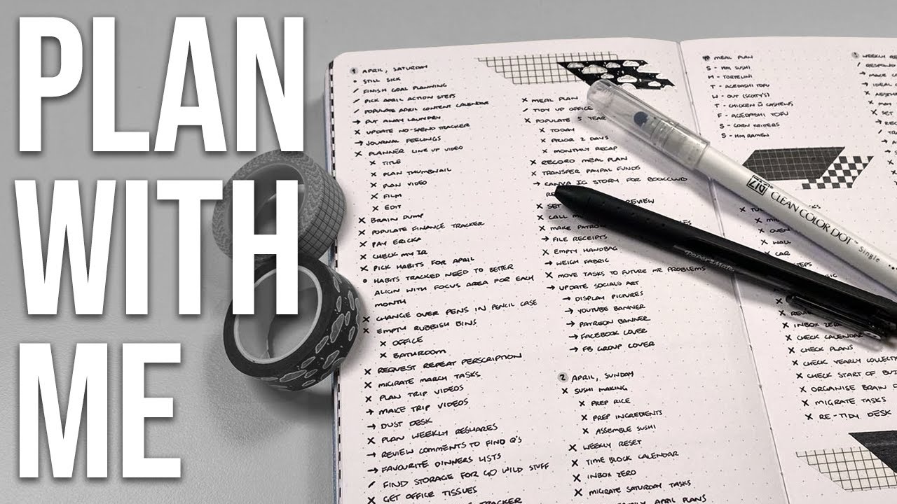 One week in my journals 💜 How I use my planners - YouTube