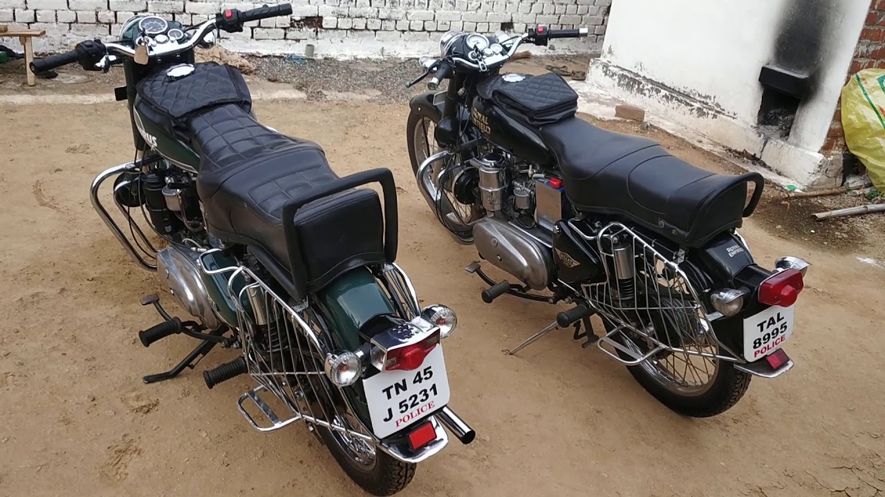 royal Enfield 1998 original TAURUS DIESEL and 1984 ALTERED DIESEL - YouTube