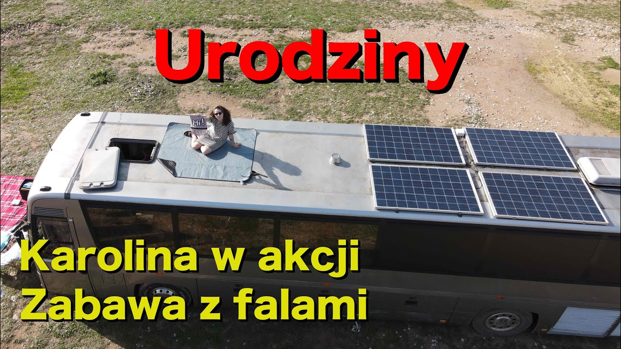 Karolina w akcji :) Kamper autobus tour - YouTube