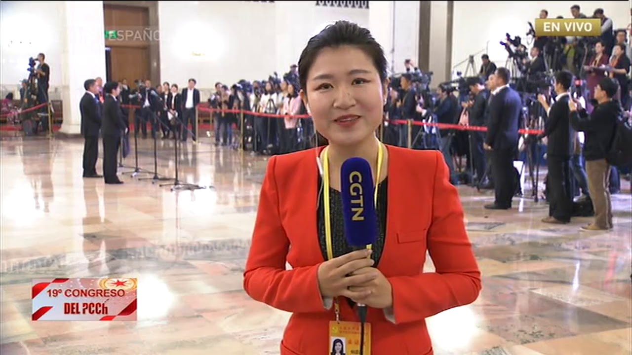 Enlace con nuestra periodista He Beibei en la inauguración del XIX ...