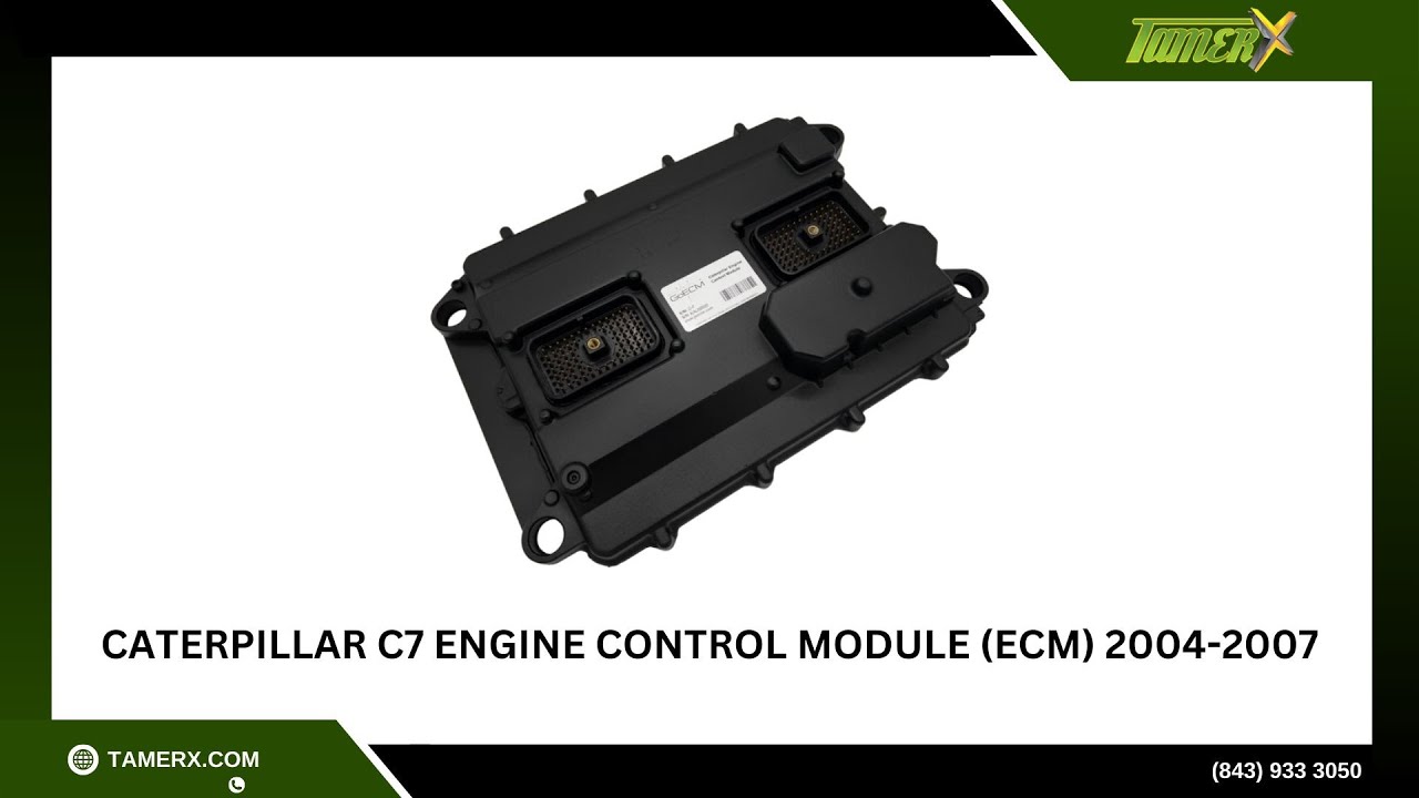 Caterpillar C7 Engine Control Module (ECM) 2004-2007 - YouTube