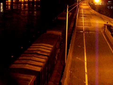 CSX Freight Train passes Macombs Dam Bridge! [Night- HQ] - YouTube