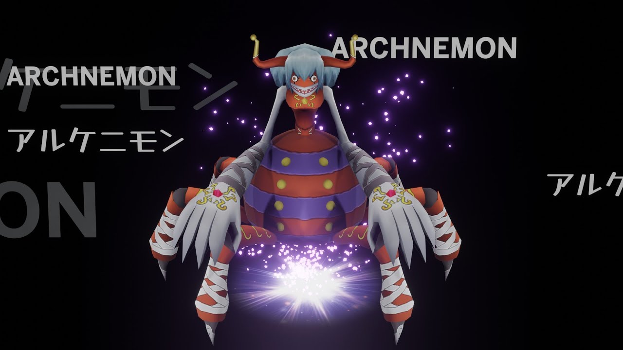 Archnemon (Arukenimon) Full Evolution - YouTube