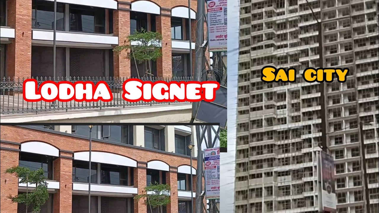 Lodha Signet palava & Sai city kalyan silphata road infrastructure and ...