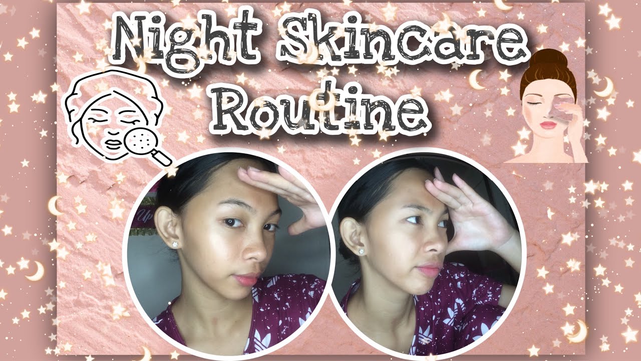 NIGHT SKINCARE ROUTINE 🖤 - YouTube
