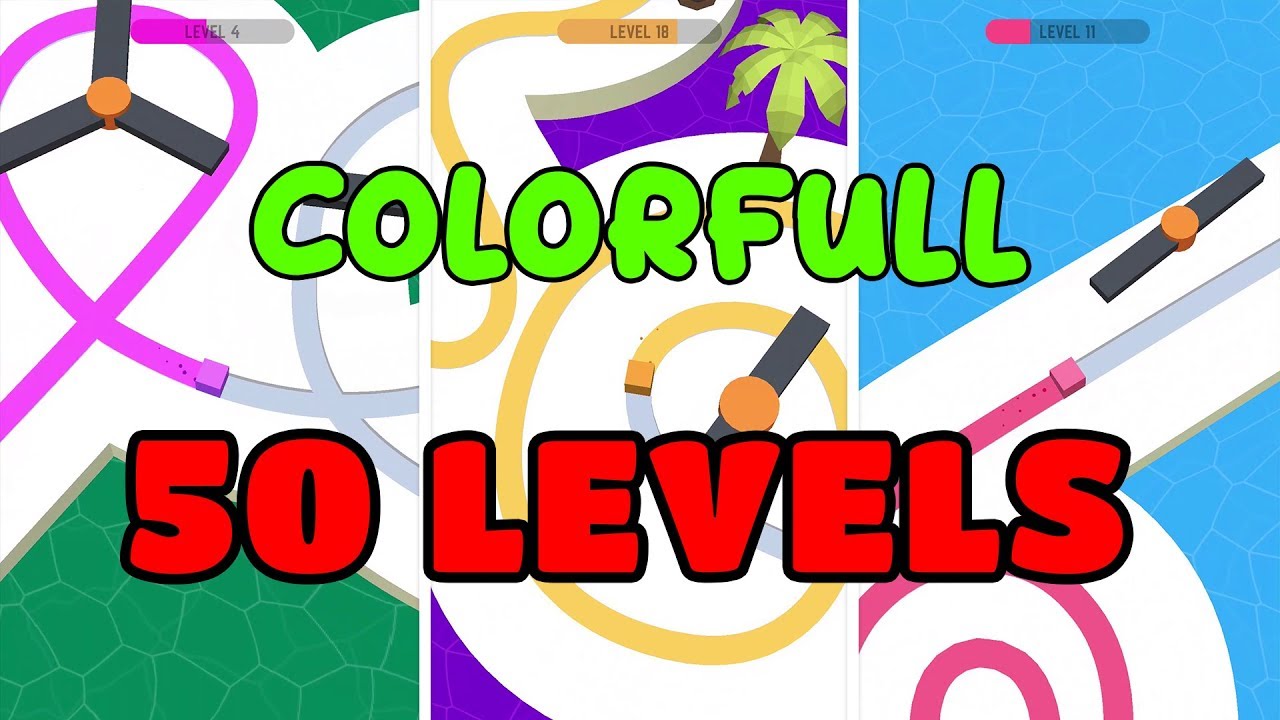 Line Color - Gameplay | 50 Levels - YouTube