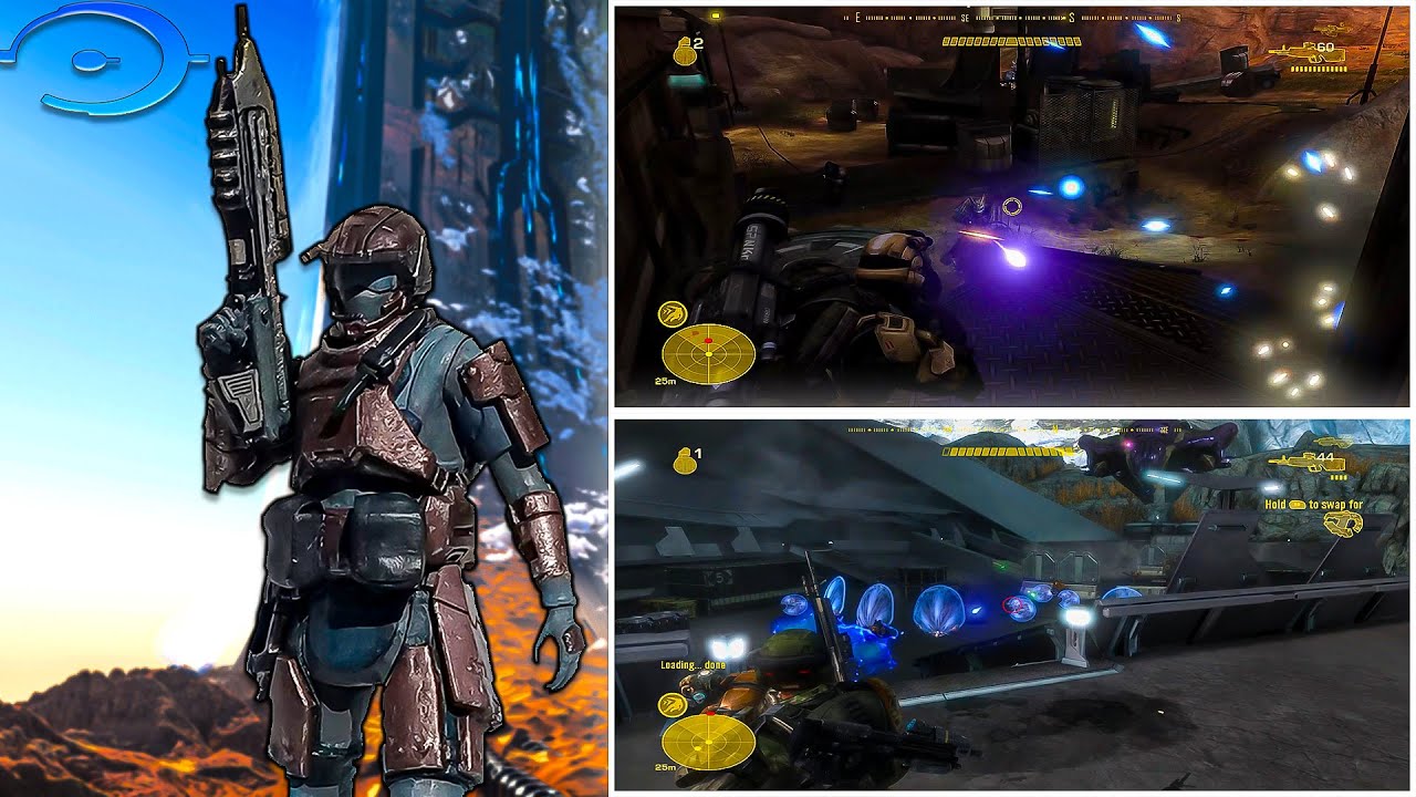 Halo Reach Improved Trooper Modded Full Game - YouTube