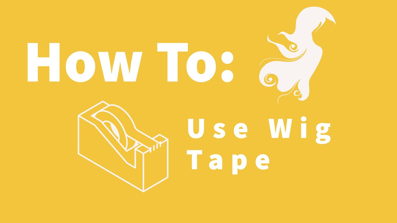 How To Use Wig Tape on a Wig or Topper - YouTube