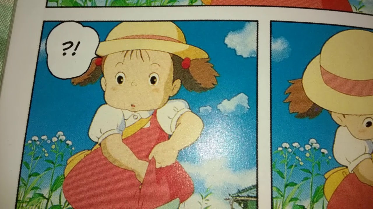 Mei saw small totoro. - YouTube