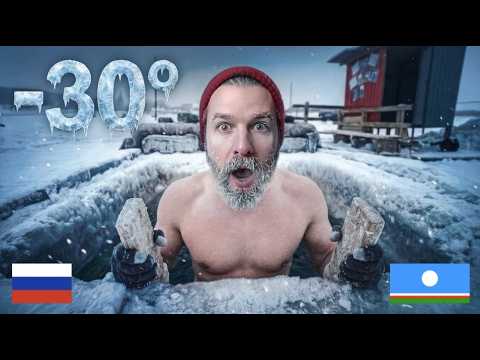 Yakutsk'da -30 °C'de DONMUŞ NEHRE Atladım | Parmaklarımı HİSSETMEDİM! ❄️