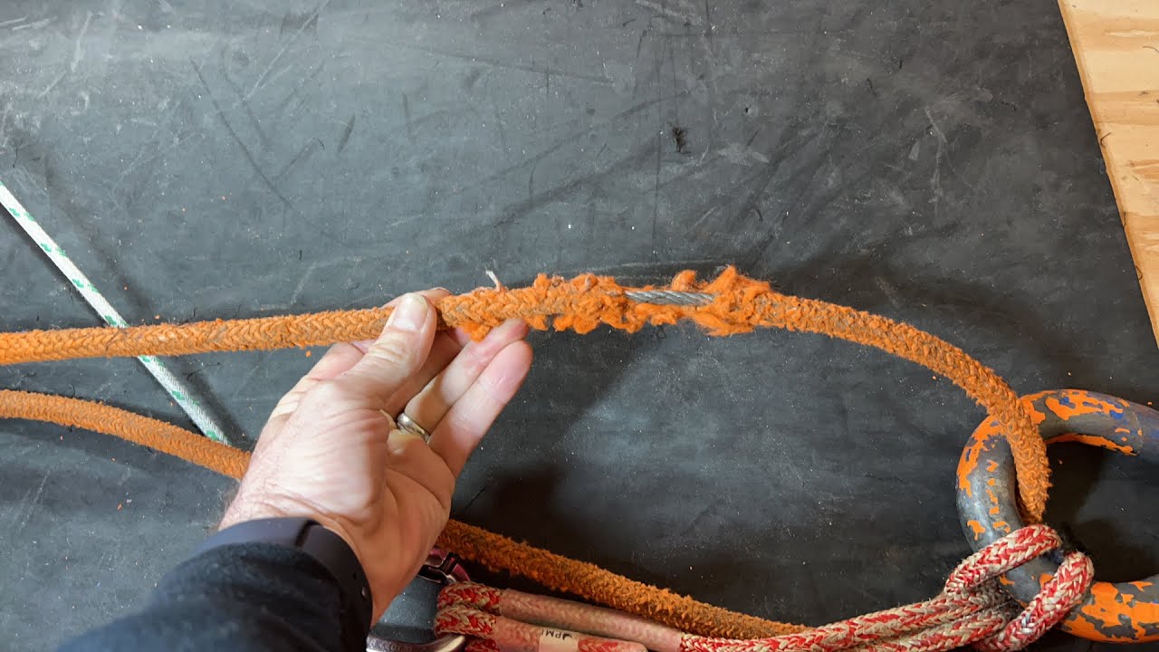 Breaking Damien’s Wire Core Flip Line - YouTube