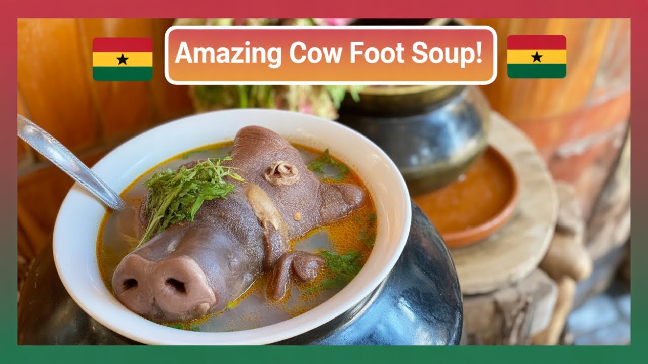 Cow Feet Soup Recipe in Ghana! 🍲 | Authentic & Delicious - YouTube