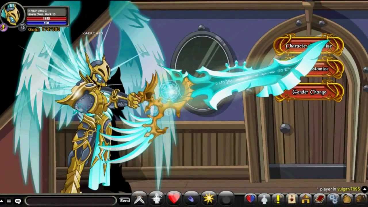 AQW Dage AC RARE Swords - YouTube