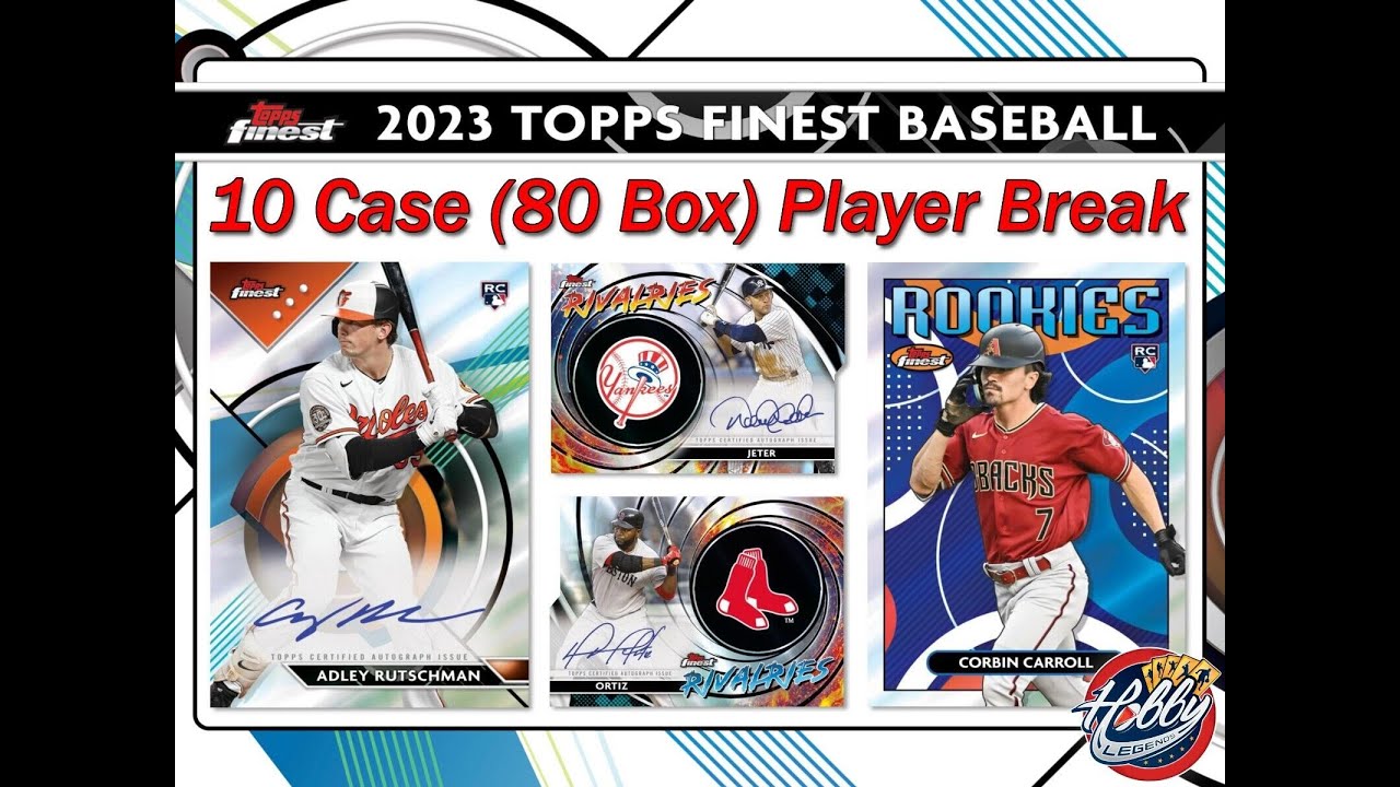 CASE #10 - 2023 Topps FINEST 10 Case (80 Box) PLAYER Break eBay 07/09 ...