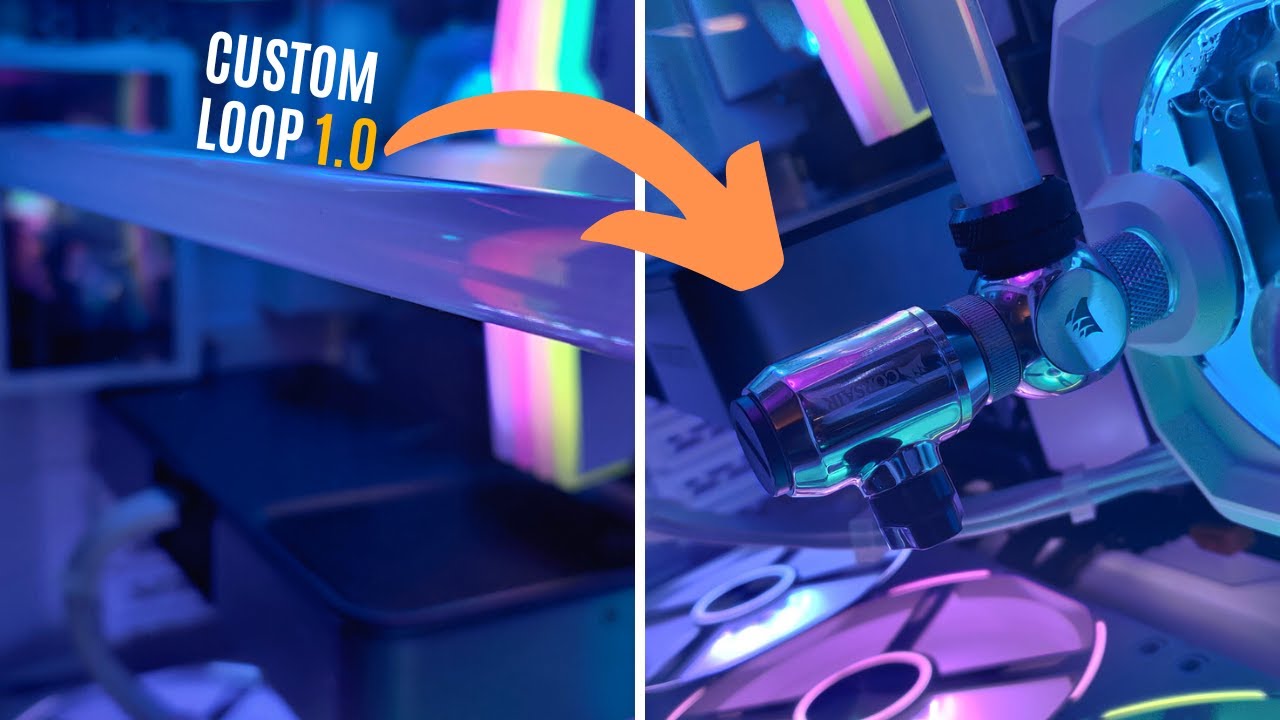 My 1st Water Cooled Hardline Custom Loop For My PC As A Complete ...