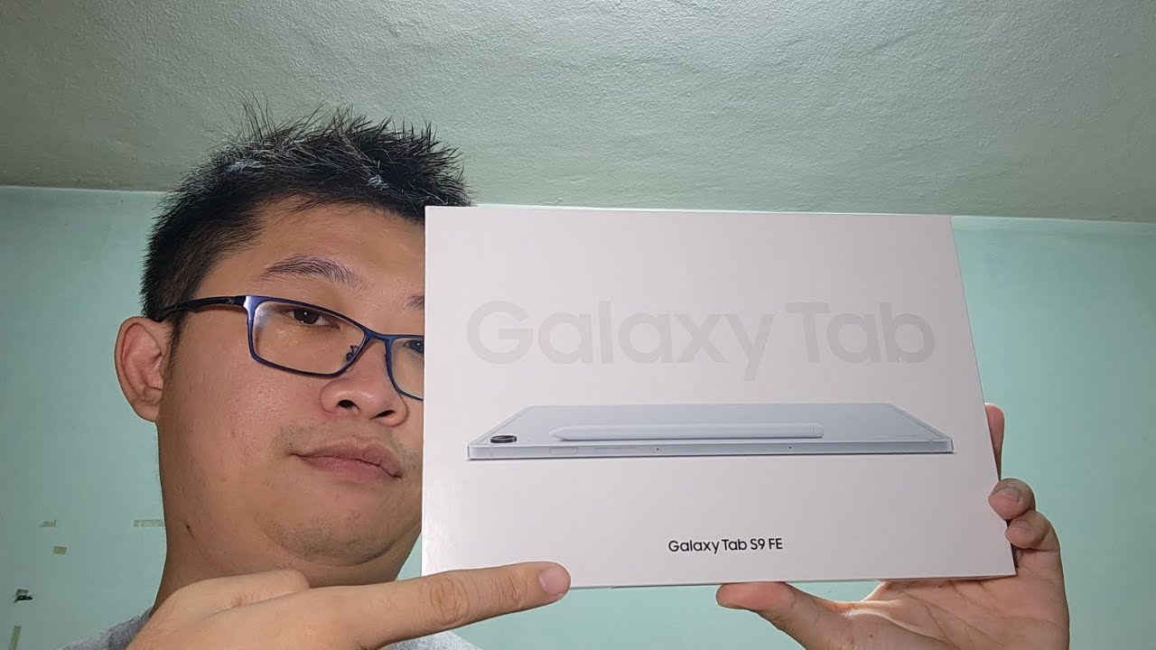 Finally unboxing the Samsung Galaxy Tab S9 FE in Malaysia - YouTube