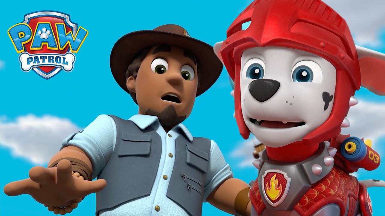 The Paw Patrol Help Fix Travis' Hot Air Balloon and MORE | PAW Patrol ...