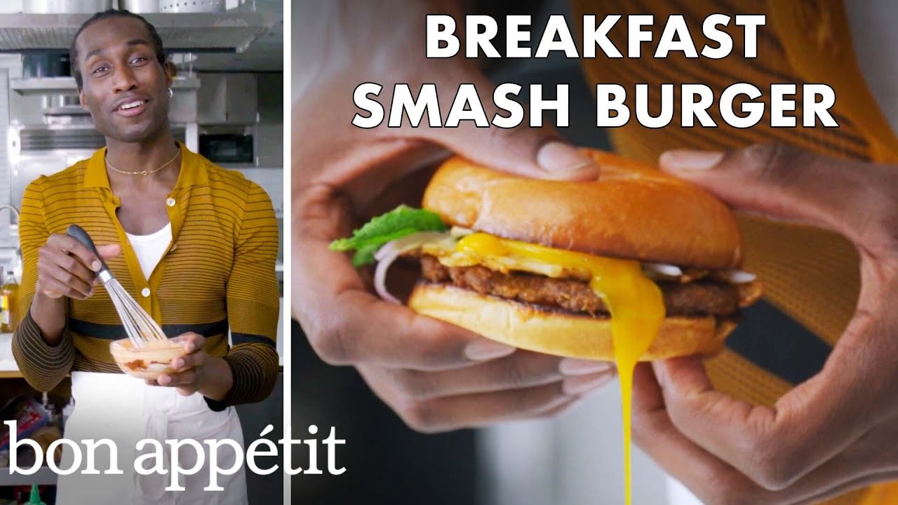 How To Make A Breakfast Smash Burger That Will Open Your Eyes | From ...