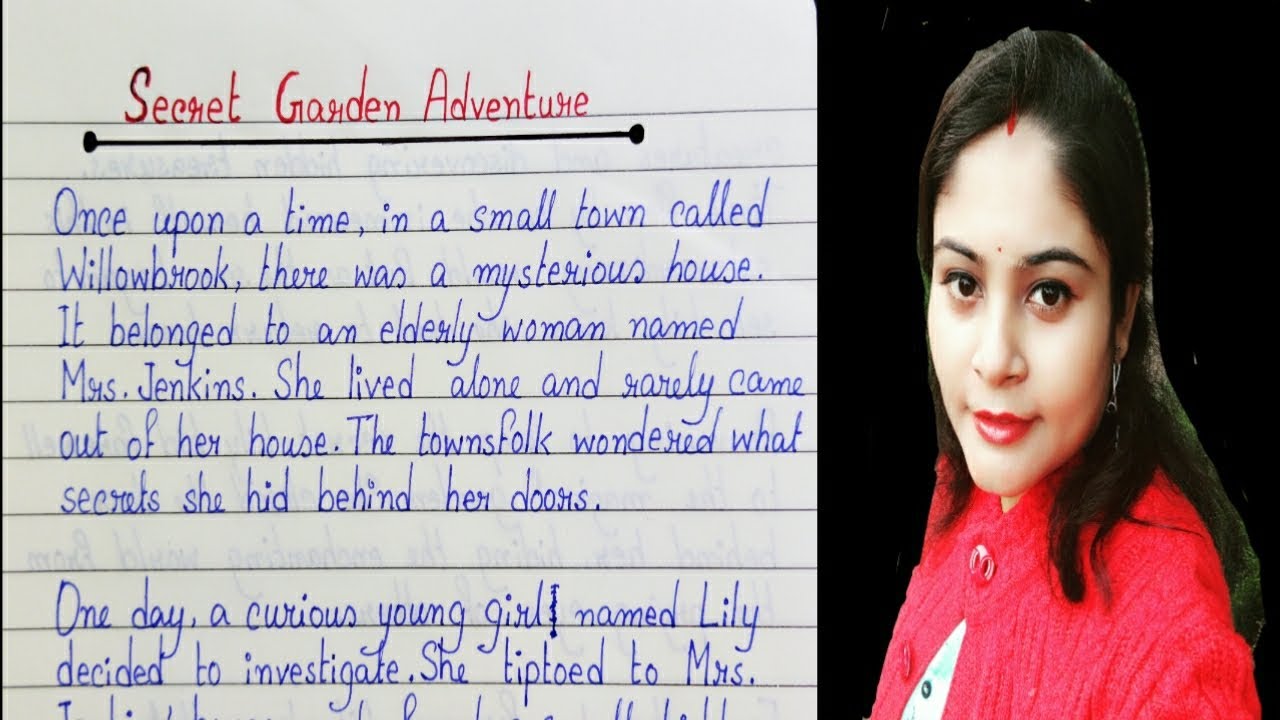 Secret Garden Adventure story writing || Story writing in english - YouTube