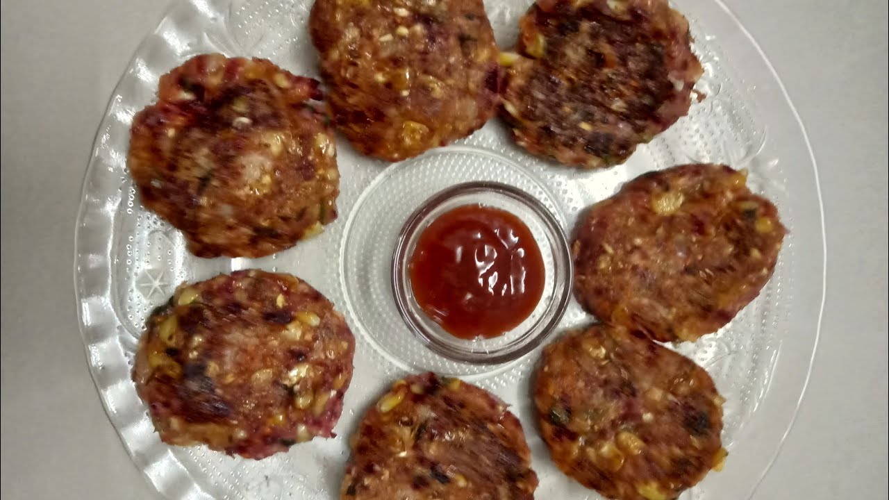 Corn Cutlet | Healthy And With Less Oil Recipe - YouTube