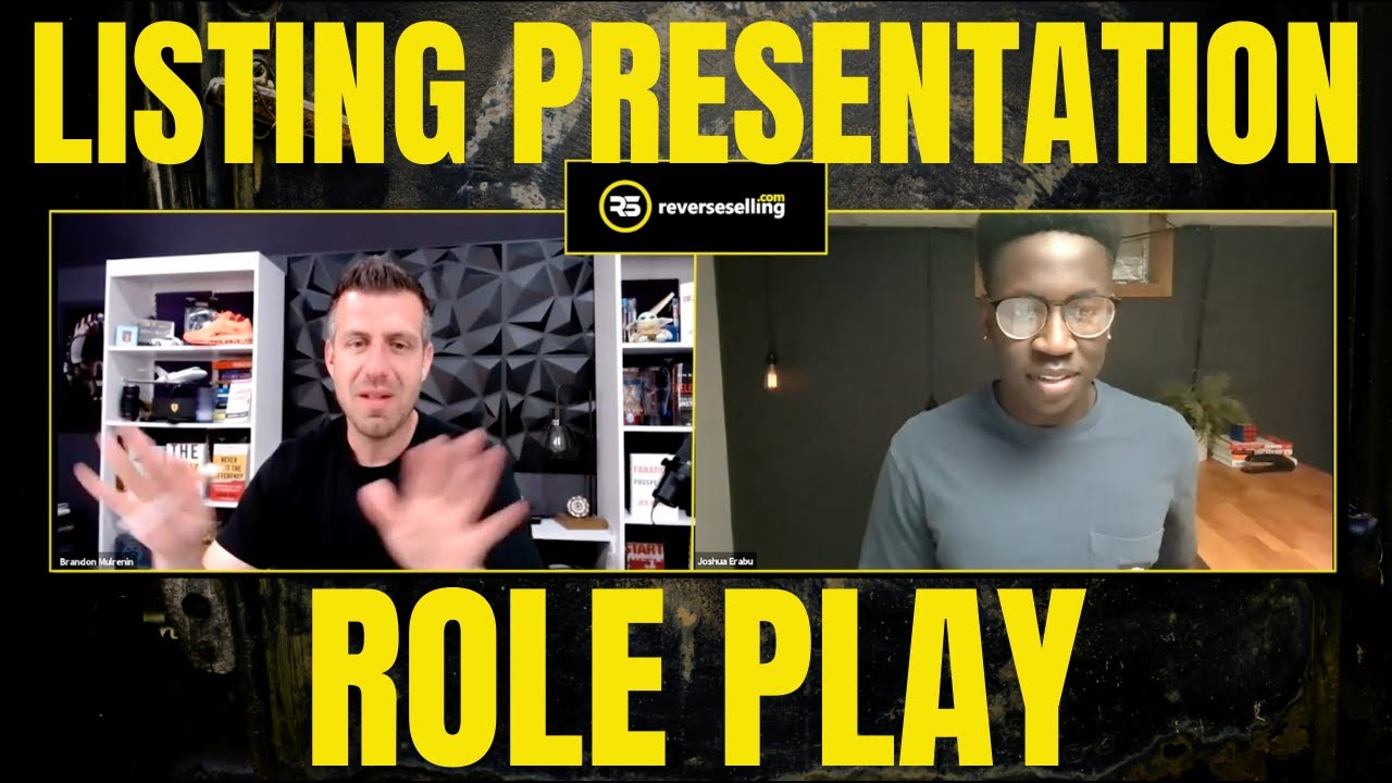 Real Estate Listing Presentation Role Play Coaching - YouTube