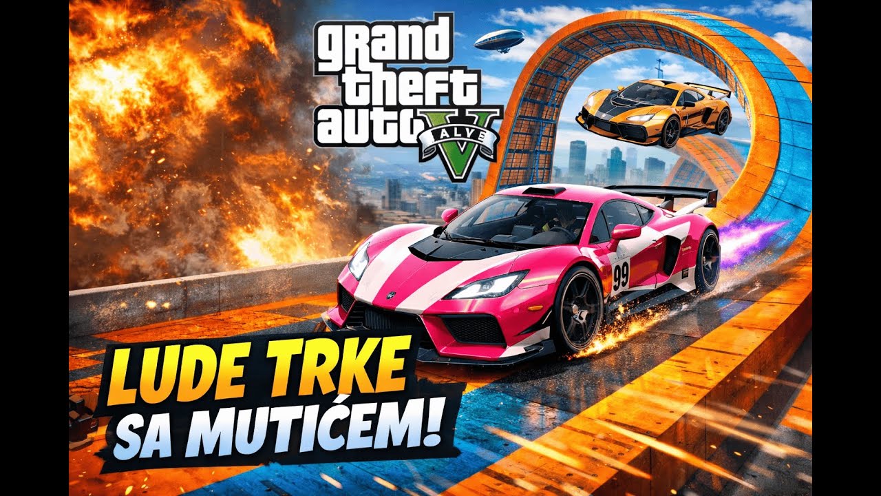 Ko pobeđuje? GTA V trke sa Mutićem | EP 1 - YouTube
